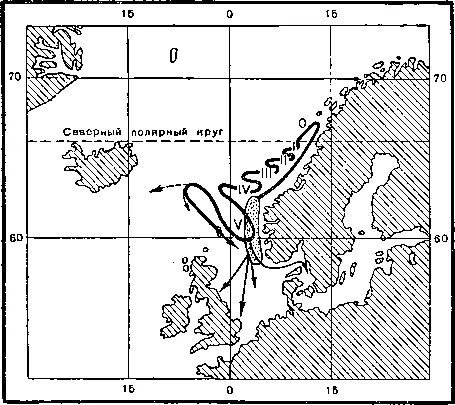 Mappa di migrazione delle aringhe norvegesi