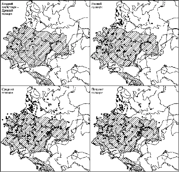 Shpërndarja e lisit në Holocen 9264_3